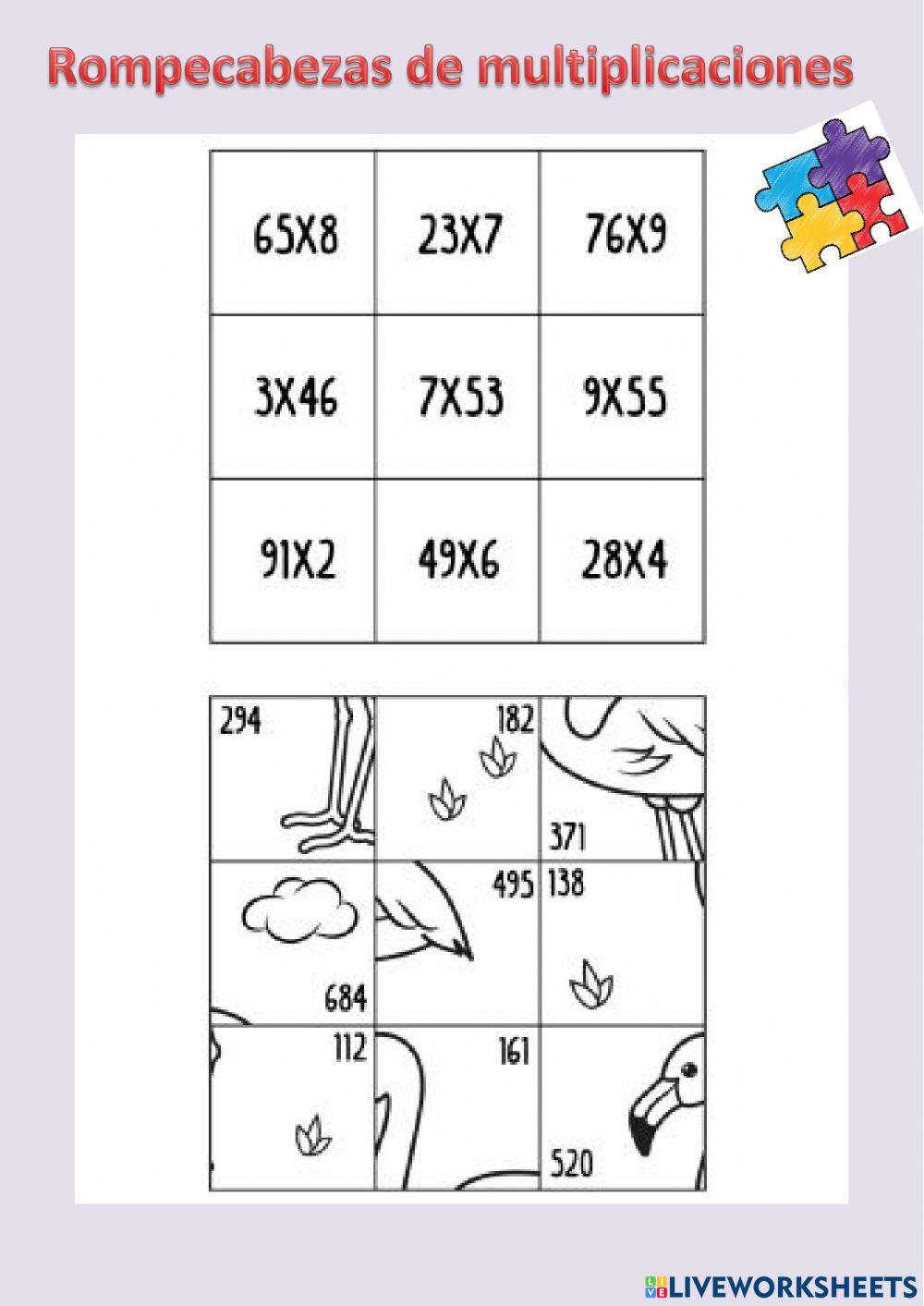 Rompecabezas de… | Free Interactive Worksheets | 2129625