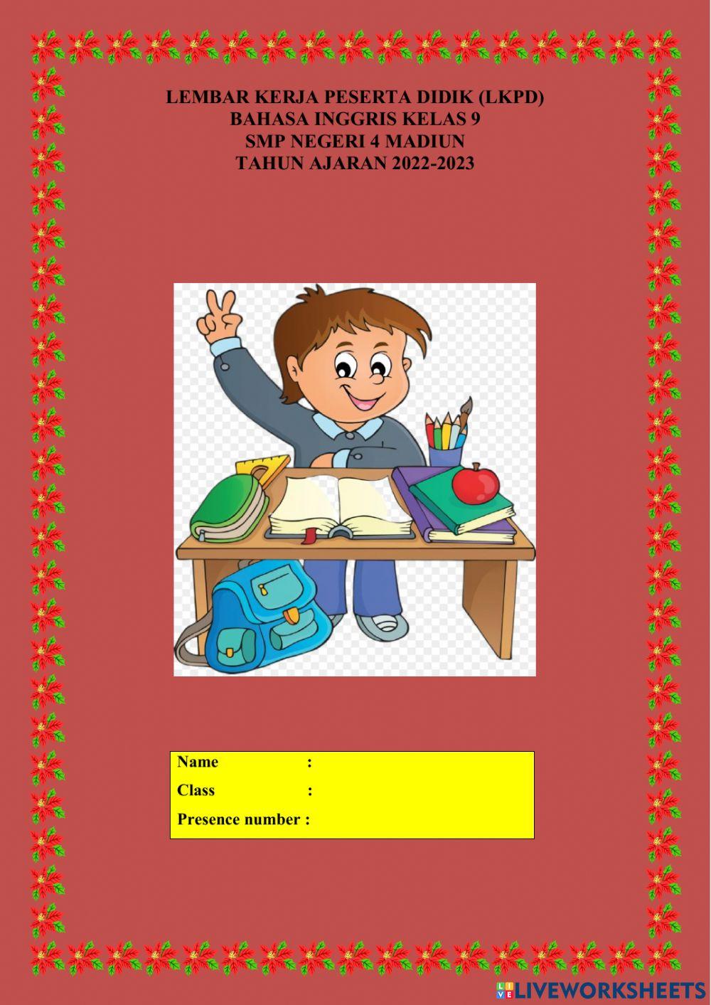 KRH_2 | Contoh membuat LKPD 2130165 | LiveWorksheets