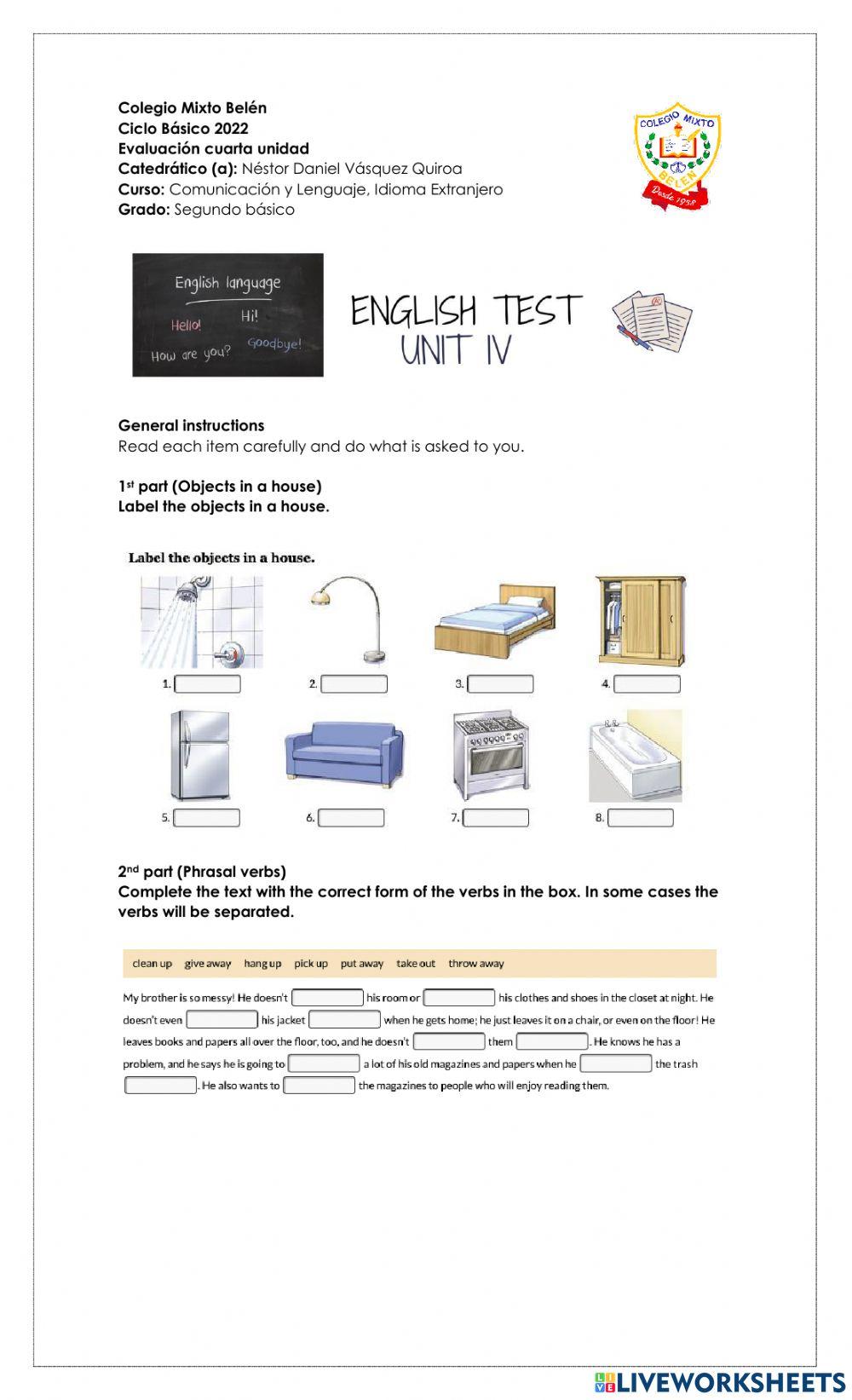 2do 4 bimestre worksheet | Live Worksheets