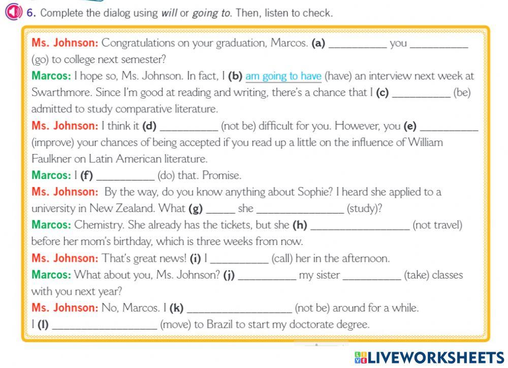 STUDENT BOOK PAGE 58 6893733 | Mishelle Johana Nieto De