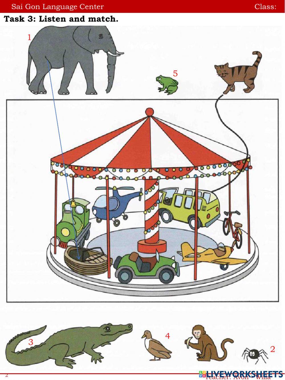 Let's play after school! interactive worksheet for Class: Tulip | Live ...