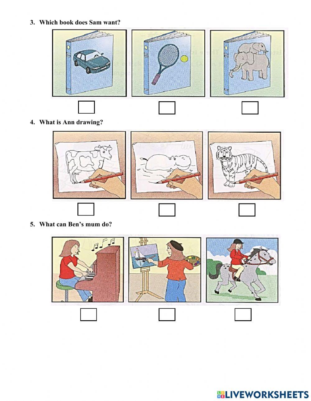 Part 3 worksheet for 2 | Live Worksheets