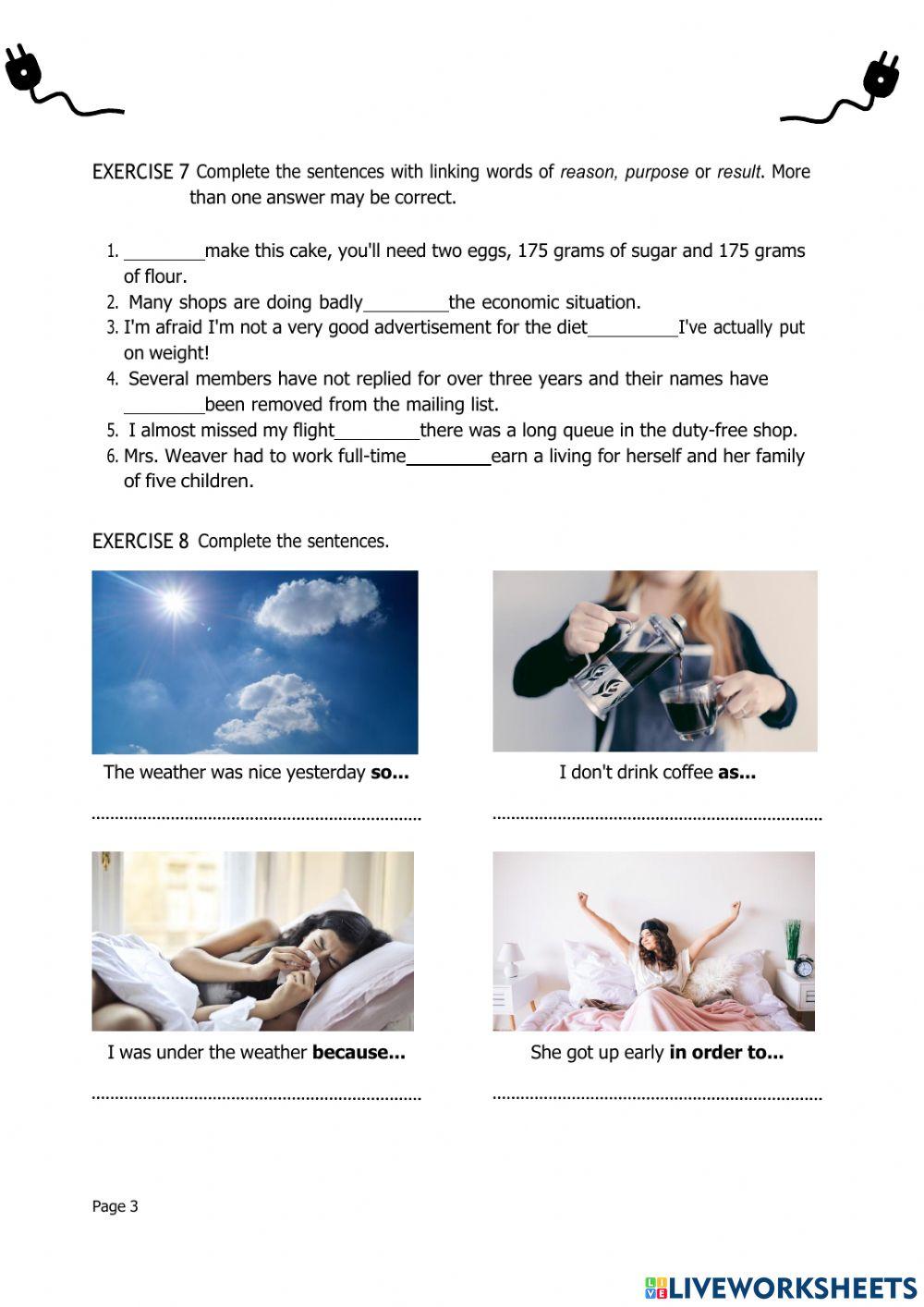 Connectors - pu… | Free Interactive Worksheets | 3620167