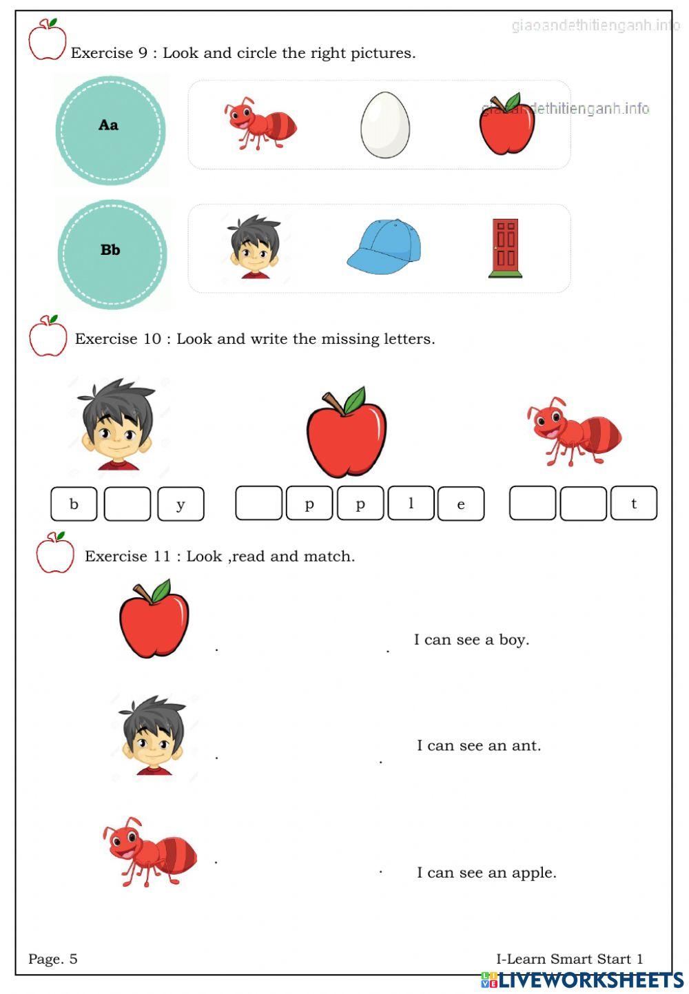 Smart Start Review 2 worksheet | Live Worksheets