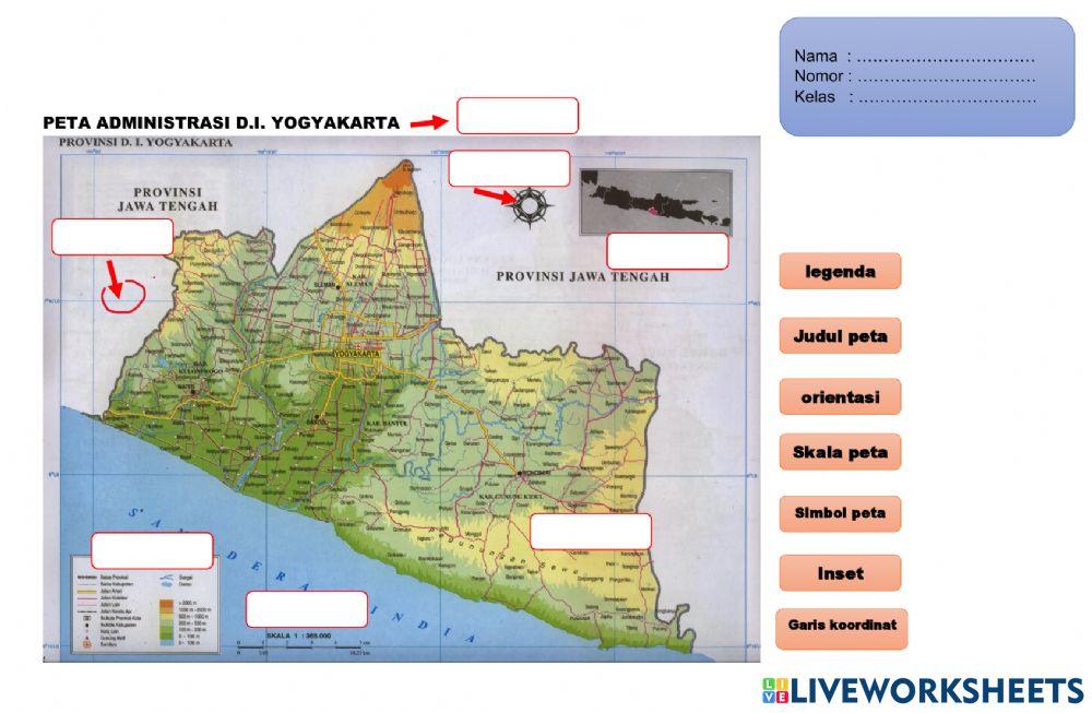MENGENAL KOMPONEN PETA online exercise for | Live Worksheets