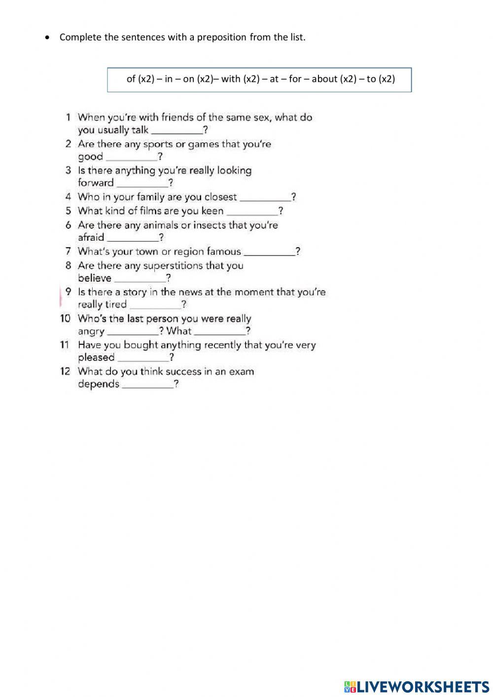 Collocations online exercise for | Live Worksheets