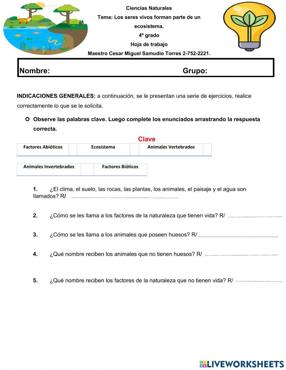 Hoja de trabajo Cesar Samudio 2111609 | 1003cesar | Live