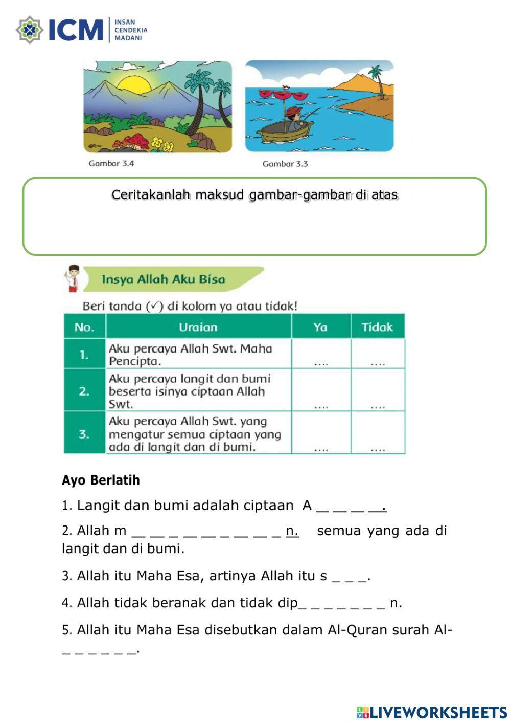 2111670 | Bab. 3 Allah Pencipta Alam Semesta | Asef Rifat