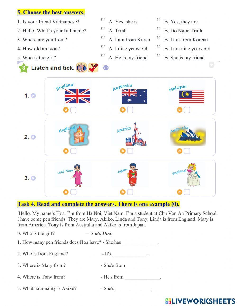 G4-u2 lesson 1 worksheet | Live Worksheets