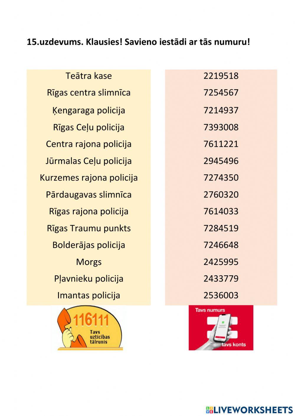 Cipari | Free Interactive Worksheets | 2112395