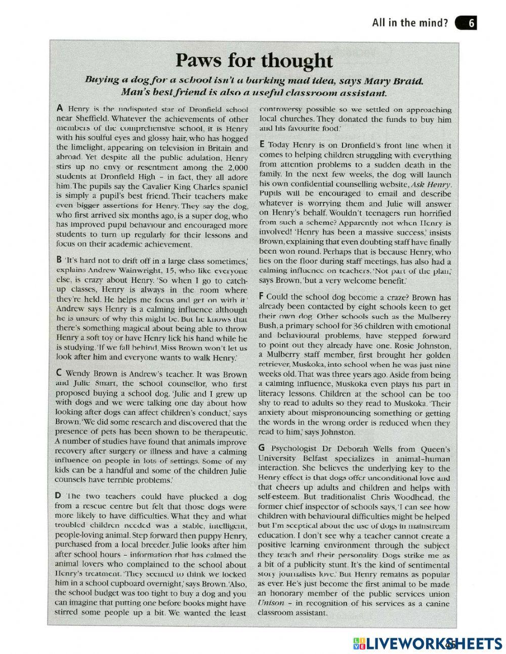 6897847 | WB CAE Part 4 Reading pp. 44-45 | Alexandra