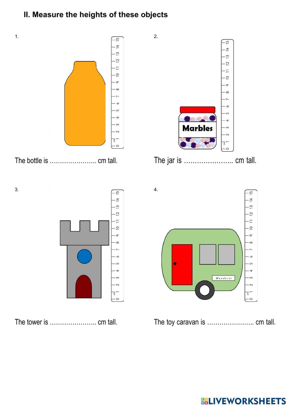 Math2-Measurement worksheet | Live Worksheets