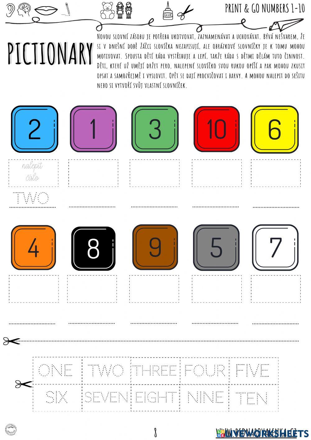 Numbers online exercise for Beginners | Live Worksheets