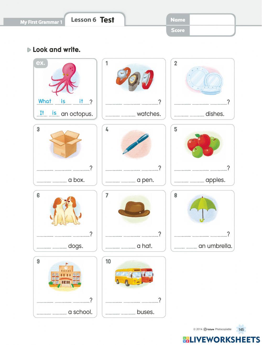 2139934 | My First Grammar 1 | Teacherfce001