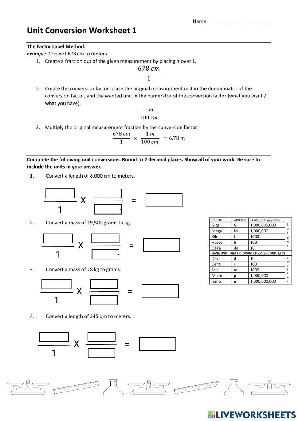 Dimensional Analysis Practice Online Exercise For Live Worksheets dimensional-analysis-practice-online-exercise-for-live-worksheets