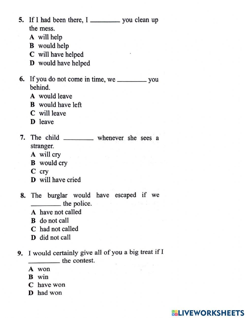 2140335 | Mixed Conditionals | bonnie81 | LiveWorksheets