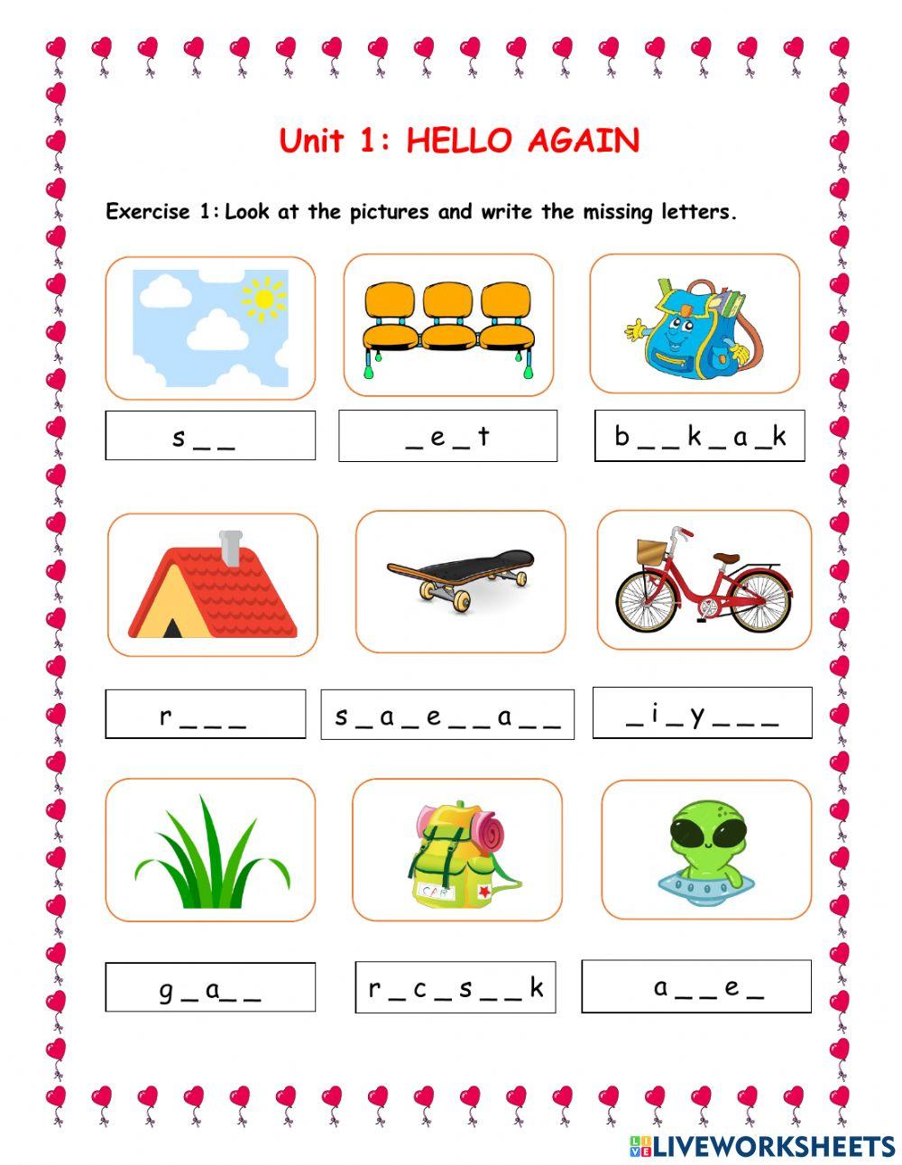 Fun for flyers-… | Free Interactive Worksheets | 2141357