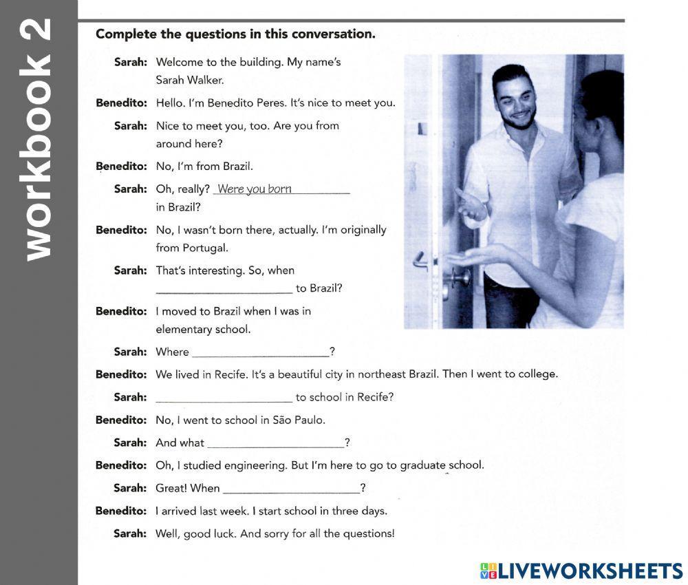 IC201 workbook 02 worksheet | Live Worksheets