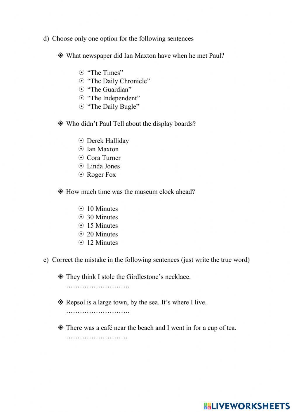 2142949 | Detective Work Game | Rikkkk | LiveWorksheets