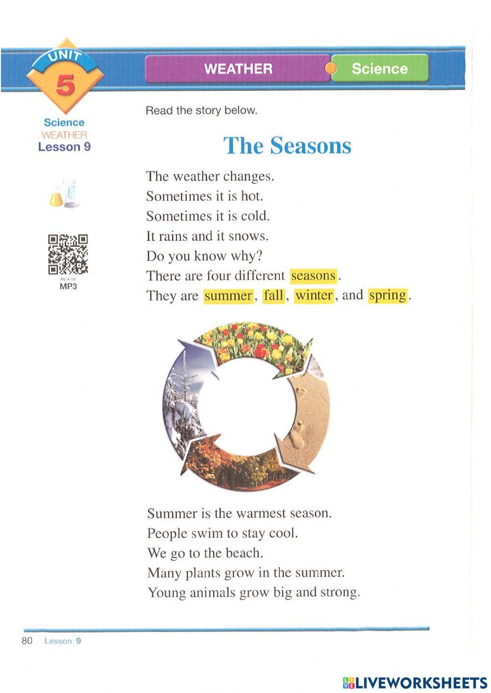 Reading A 9 worksheet | Live Worksheets