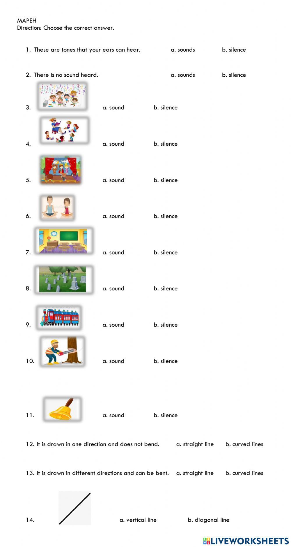 Mapeh | Free Interactive Worksheets | 2143298