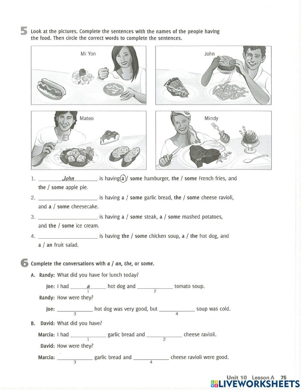 Mien Unit 10 Lesson A worksheet | Live Worksheets