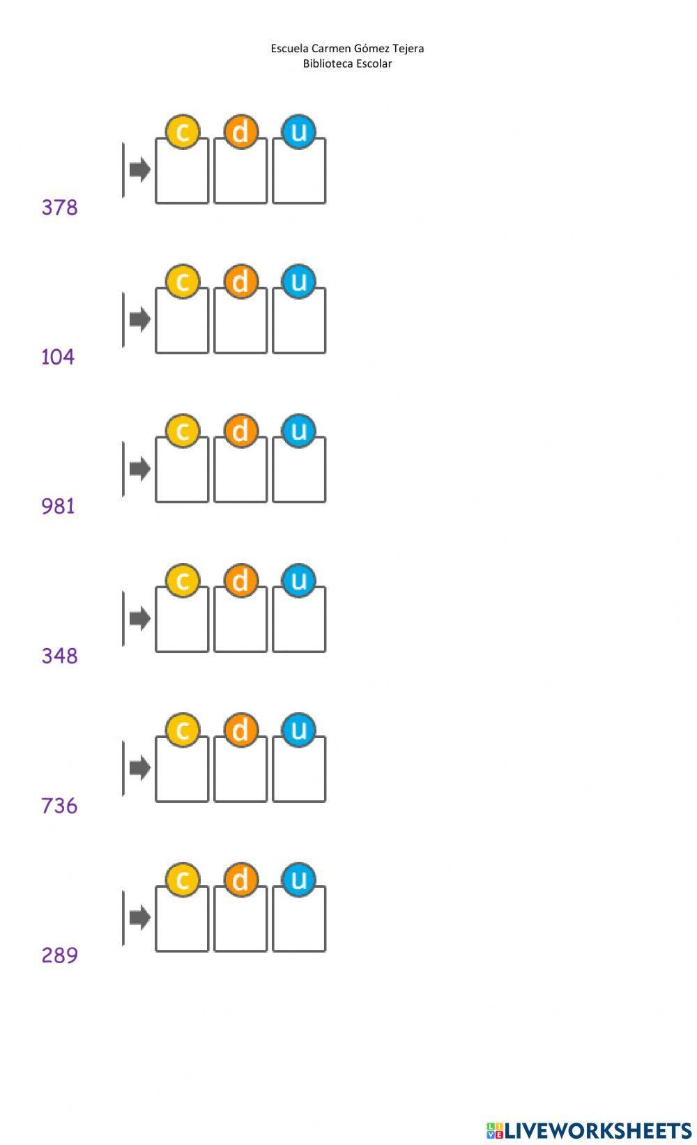Montessori Numbers: unidades, decenas y centenas🍨 Descubra a emoção das ... Montessori Numbers: unidades, decenas y centenas🍨 Descubra a emoção das ...