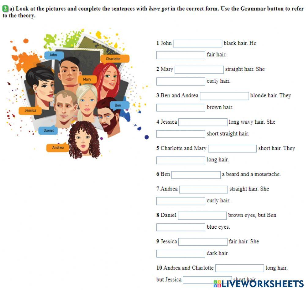 Appearance. Hav… | Free Interactive Worksheets | 4168211