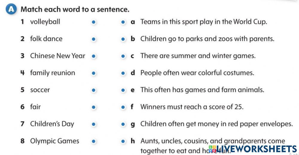 Discover unit 1 online exercise for | Live Worksheets