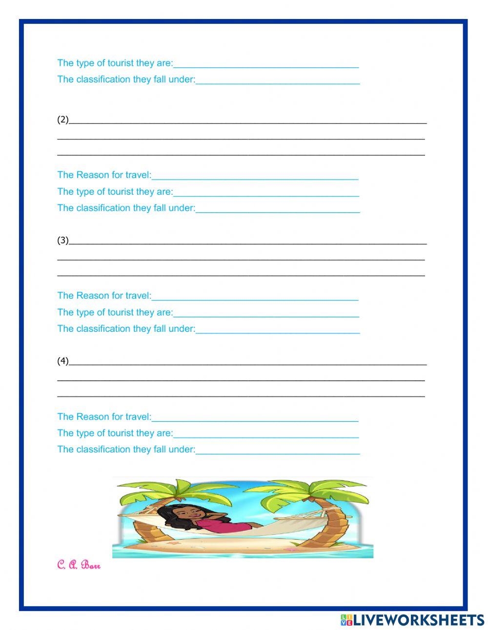 Tour. 10 worksheet | Live Worksheets