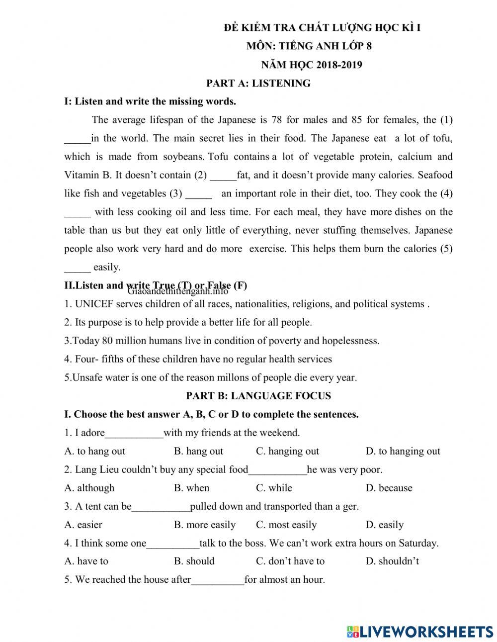 Grade 8 1728 | milan123x | Live Worksheets