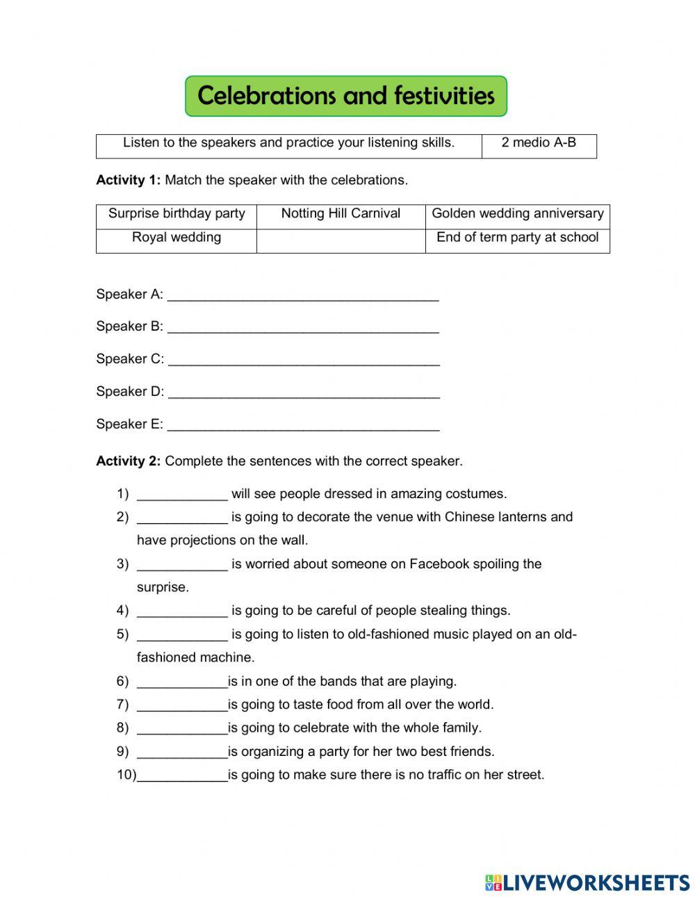 Celebrations and festivities 2433949 | Maria Ignacia