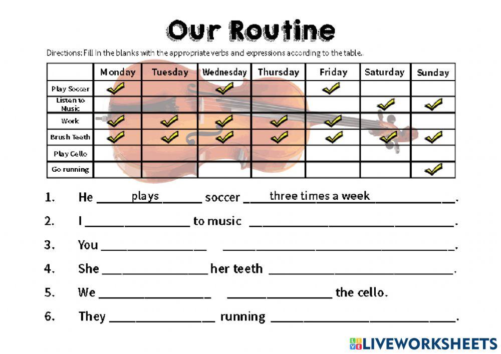 Frequency interactive worksheet for 4 | Live Worksheets