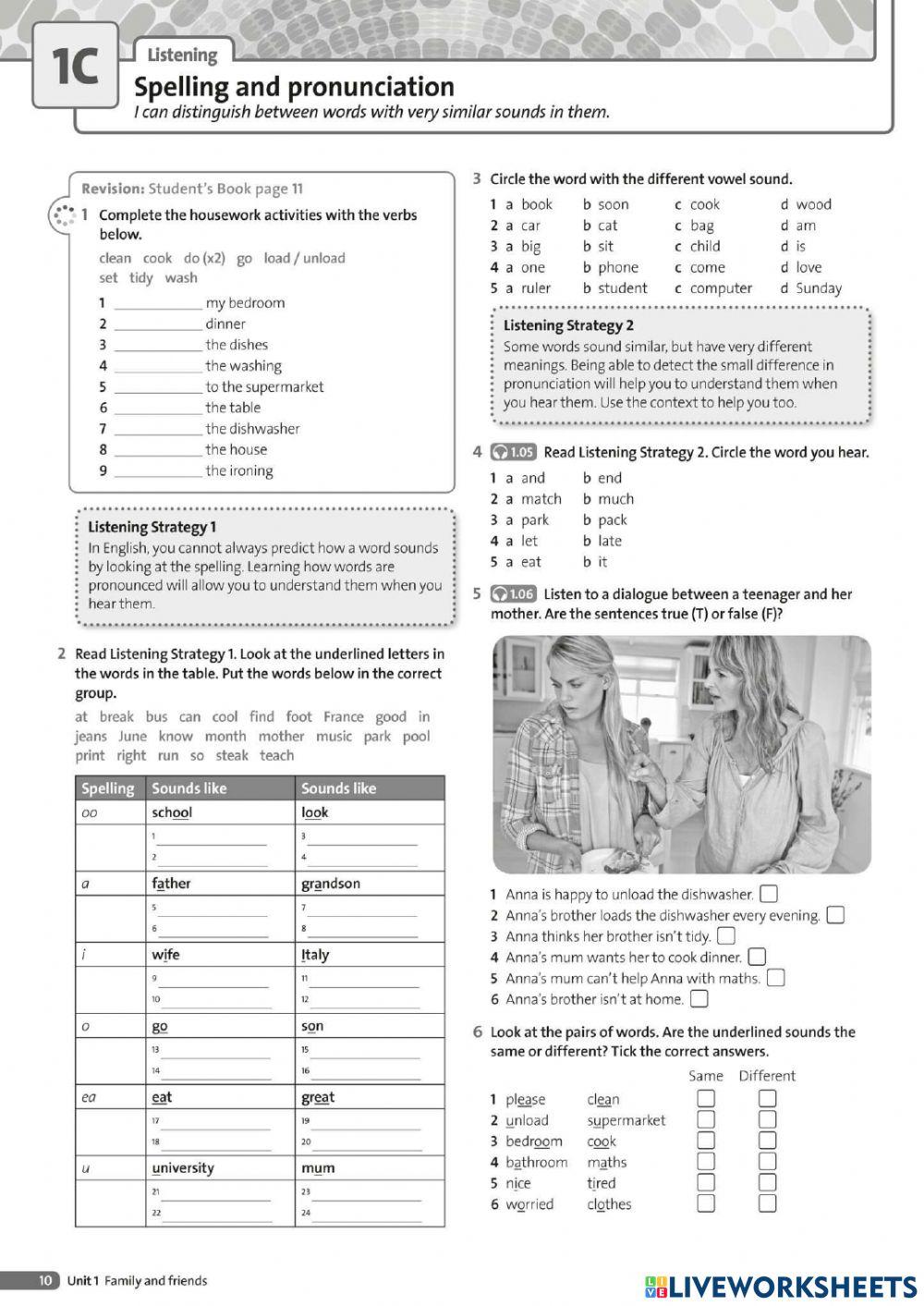 Unit 1CD online exercise for | Live Worksheets