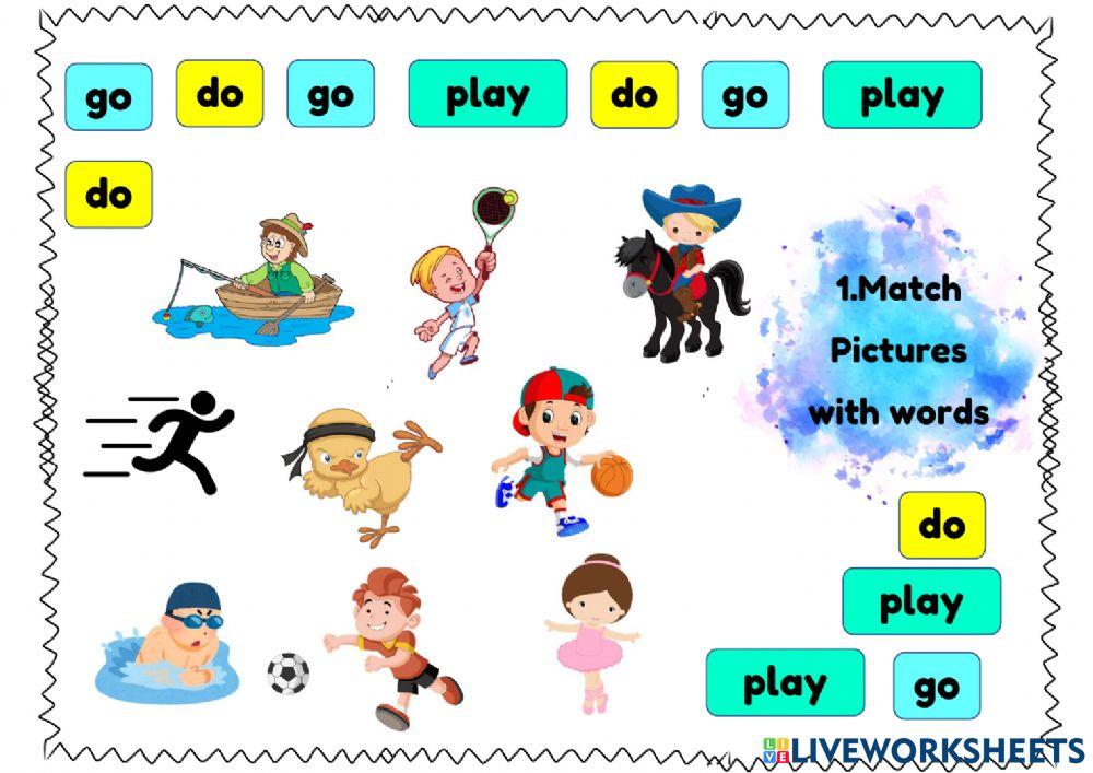 Do,go play + sp… | Free Interactive Worksheets | 2146712