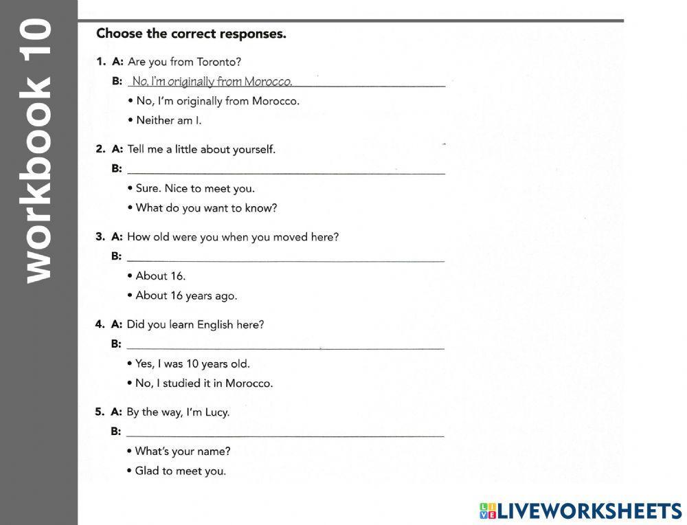 IC201 workbook 10 worksheet | Live Worksheets