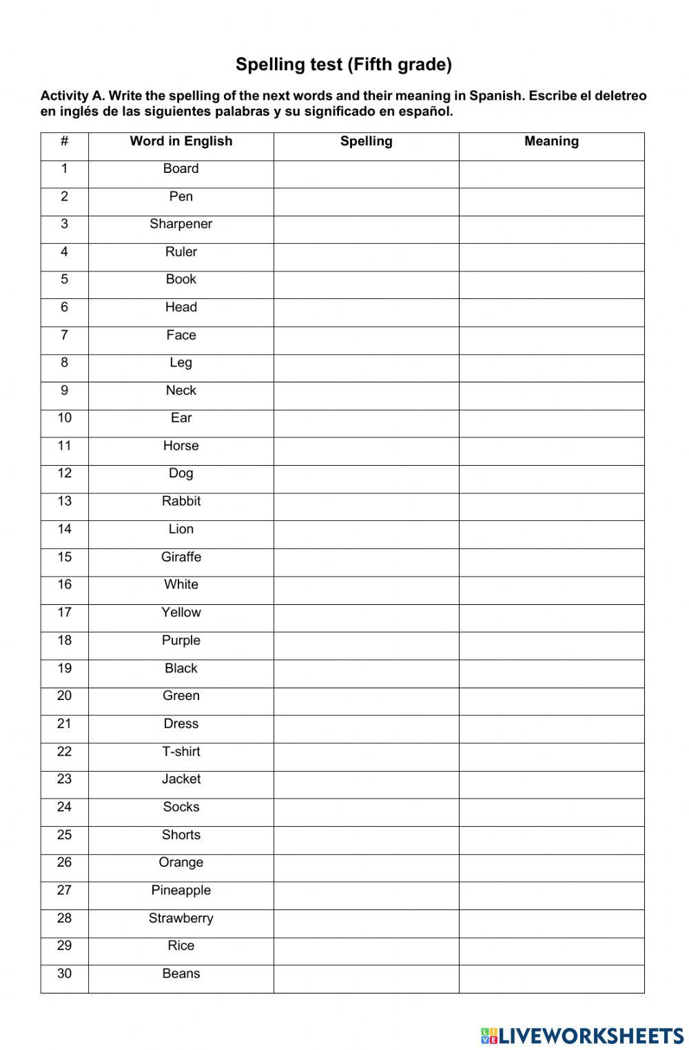 2434838 | Spelling 5th | AlejandroWalker