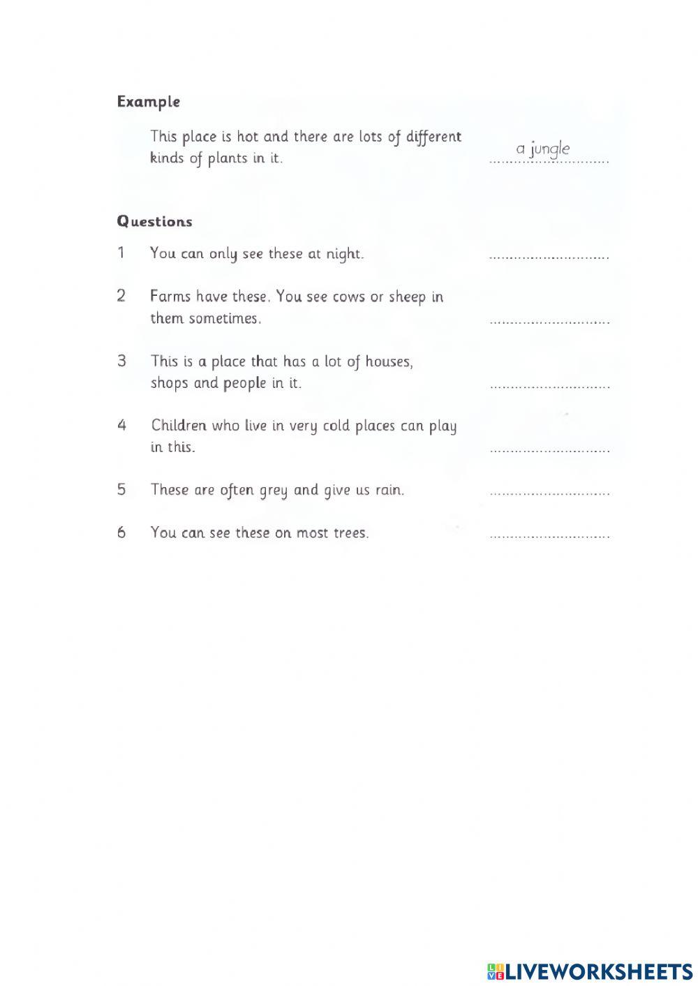 MT Test 2 Part 5 worksheet | Live Worksheets