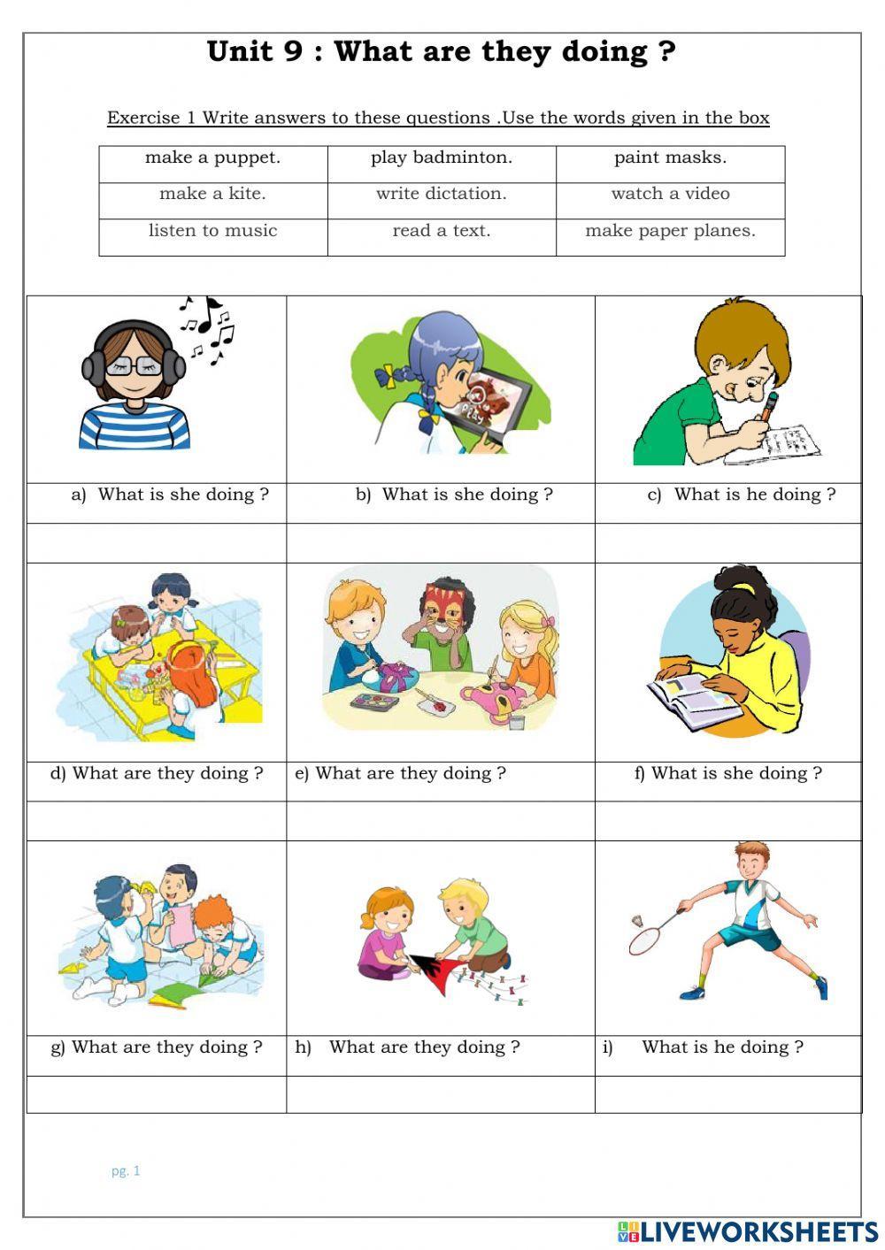 Grade 4 - unit 9 interactive worksheet | Live Worksheets