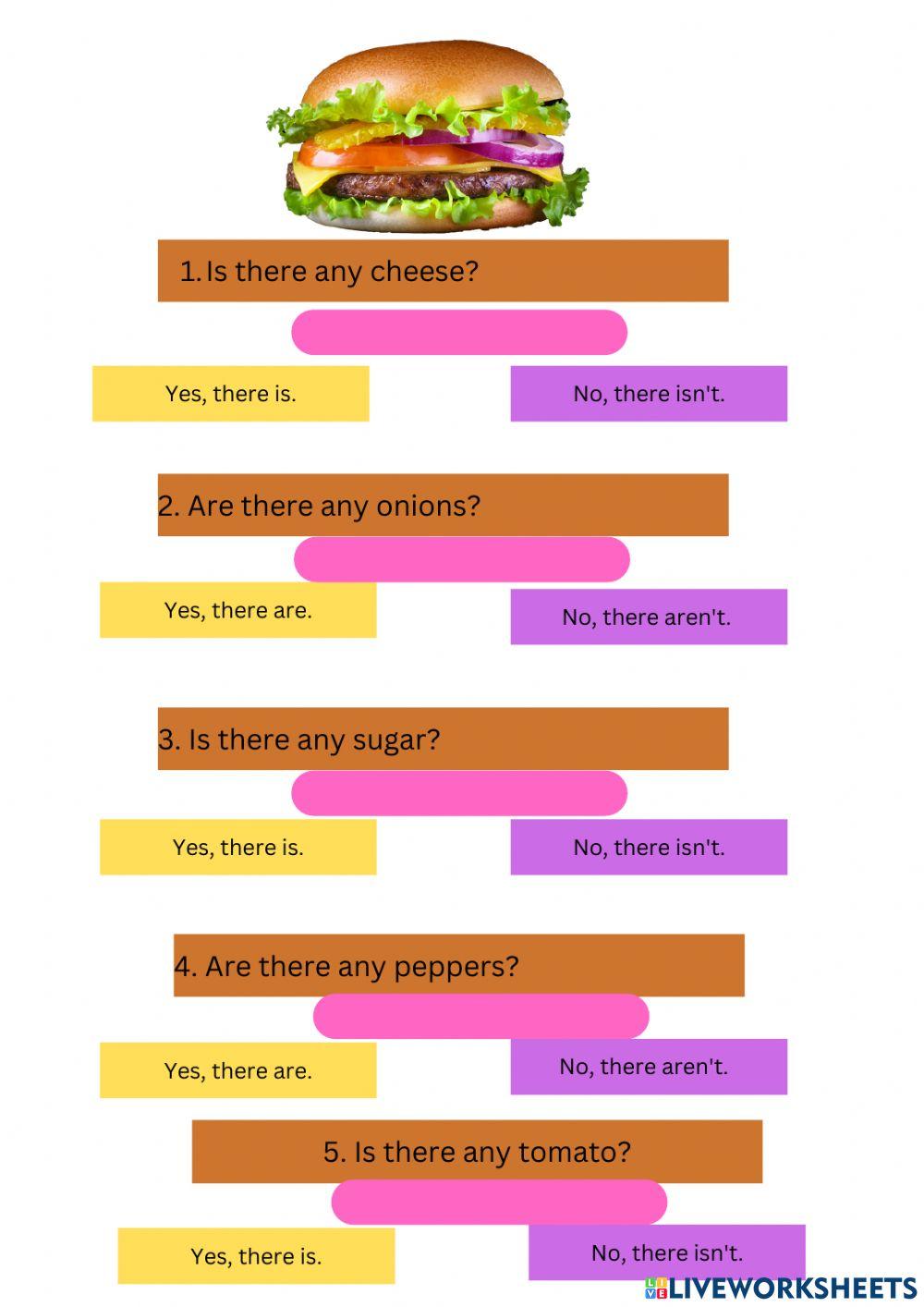 Food please interactive activity for YEAR 3 | Live Worksheets