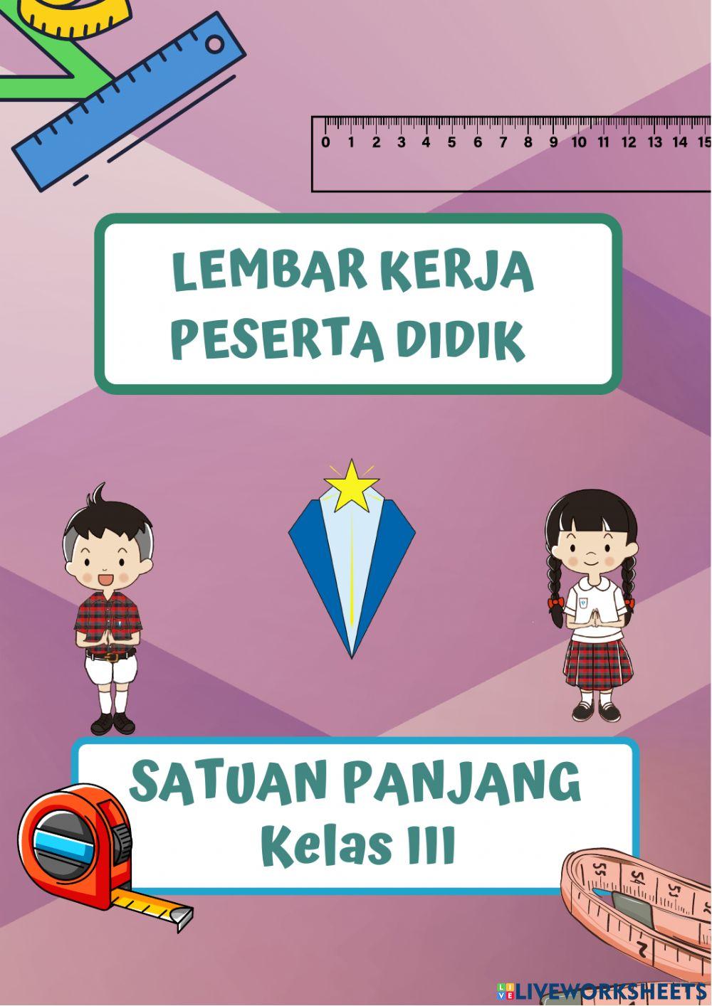 Satuan Panjang online exercise for 3 | Live Worksheets