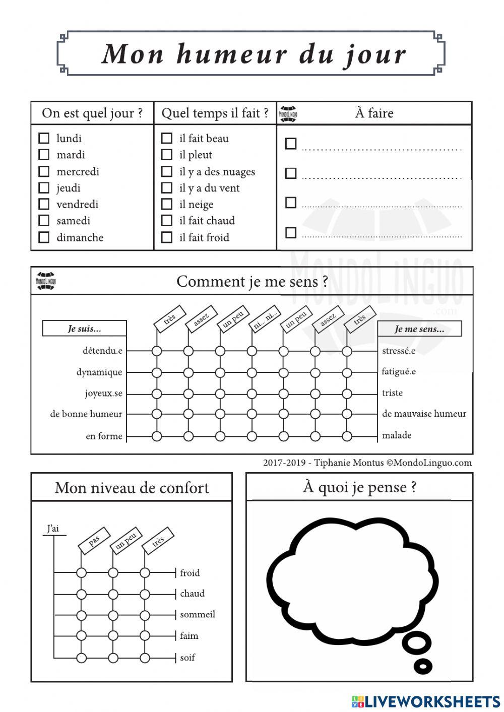 COMMENT CA VA 2873144 | zerbib | Live Worksheets