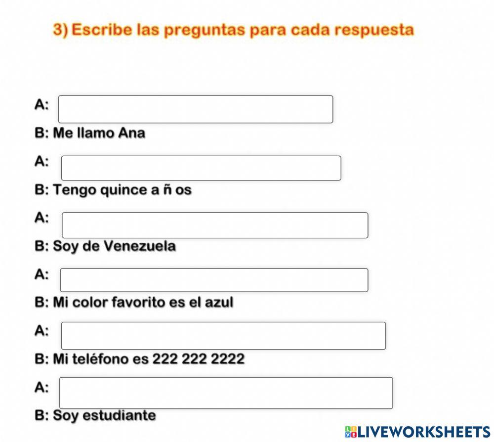 Conoce a alguien worksheet | Live Worksheets