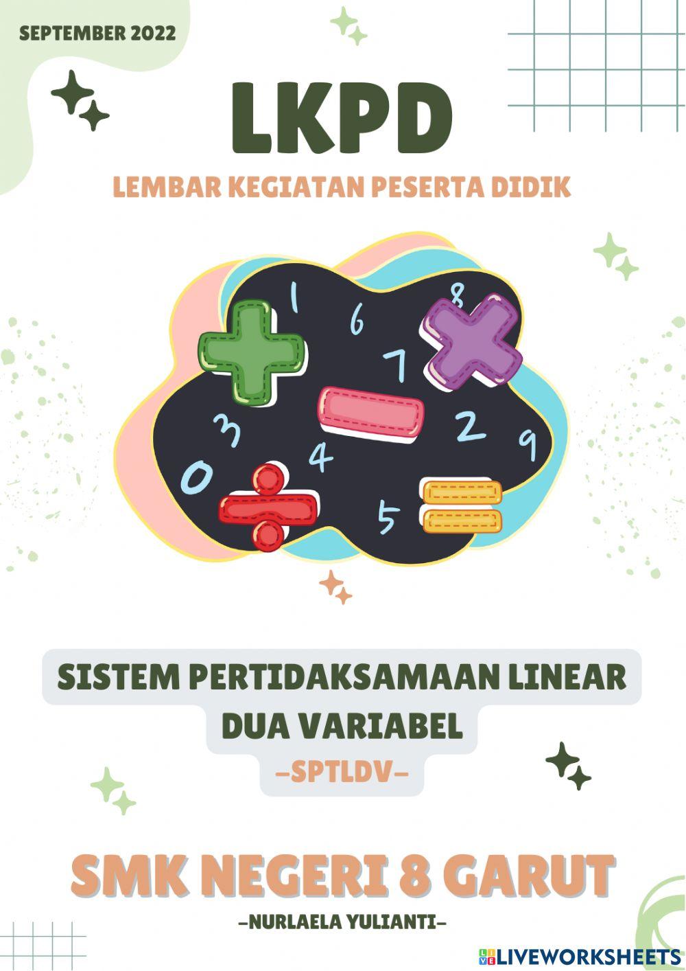 LKPD SPTLDV A online exercise for | Live Worksheets