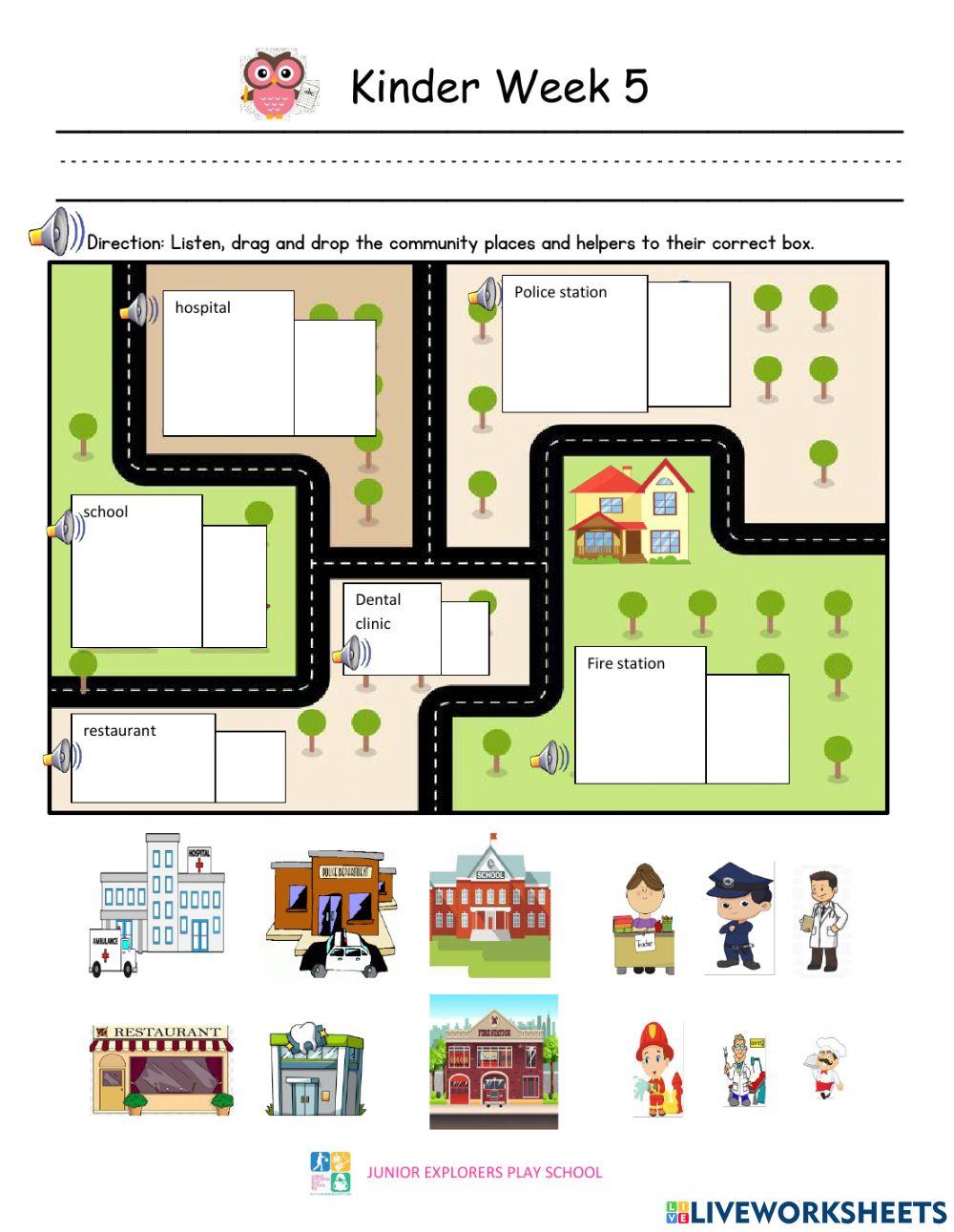 Kinder Summative Assessment Week 5 interactive worksheet | Live Worksheets