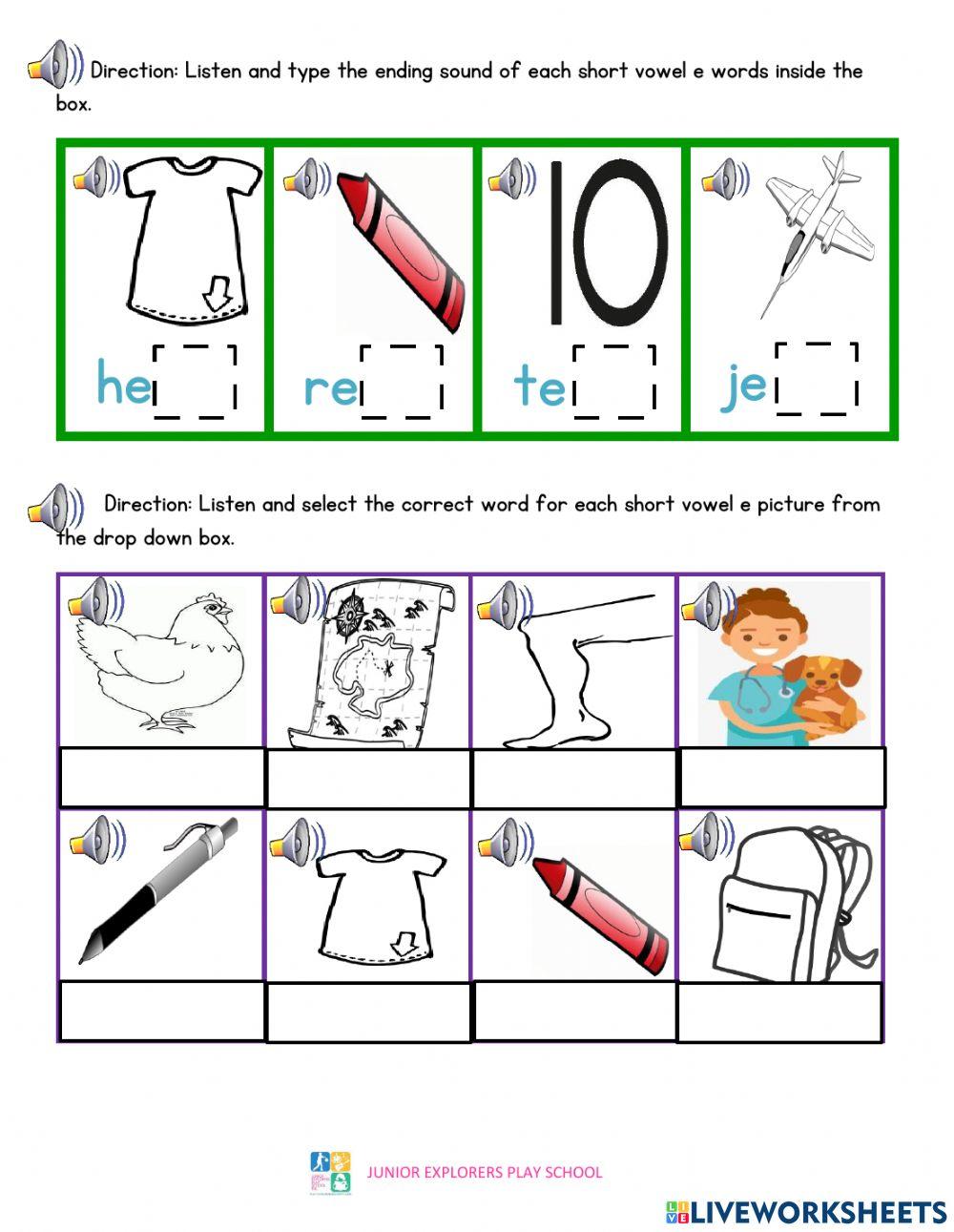 Kinder Summative Assessment Week 5 interactive worksheet | Live Worksheets