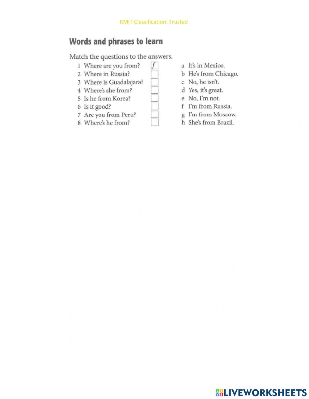 1B Beginner worksheet | Live Worksheets