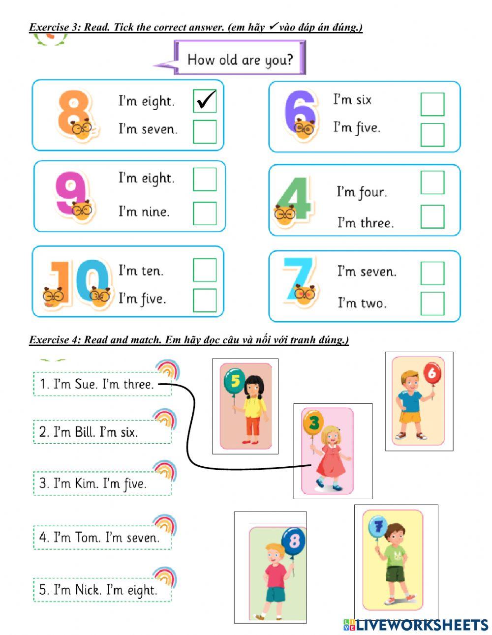 Grade 1 - Week 3 | Free Interactive Worksheets | 2151973