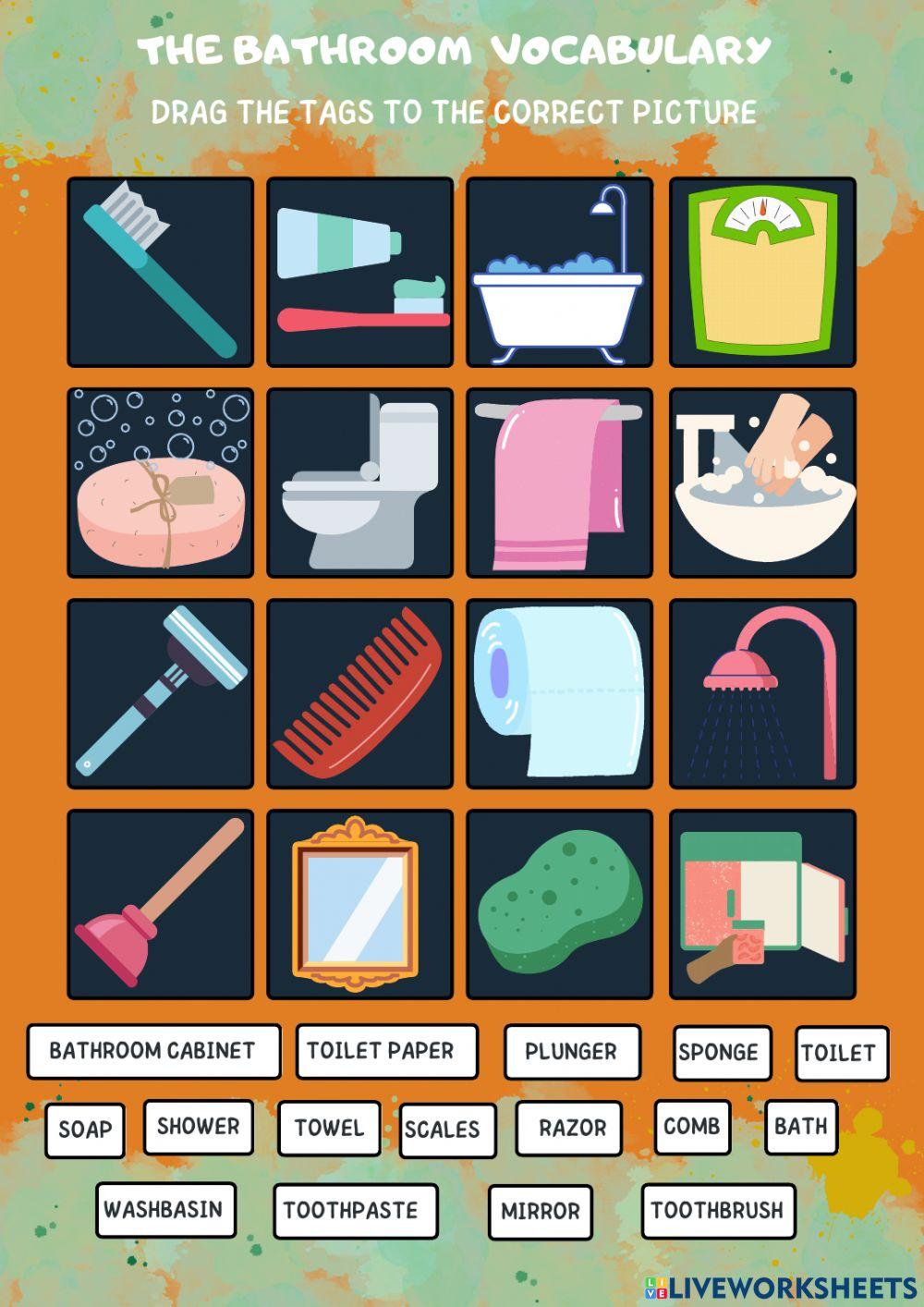 The bathroom vo… | Free Interactive Worksheets | 2152130