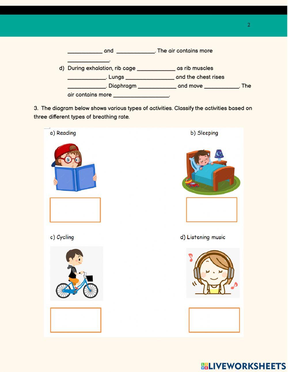 Science year 4 … | Free Interactive Worksheets | 2153615